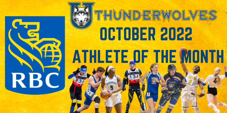 October 2022 RBC Athletes of the Month - Lakehead Athletics
